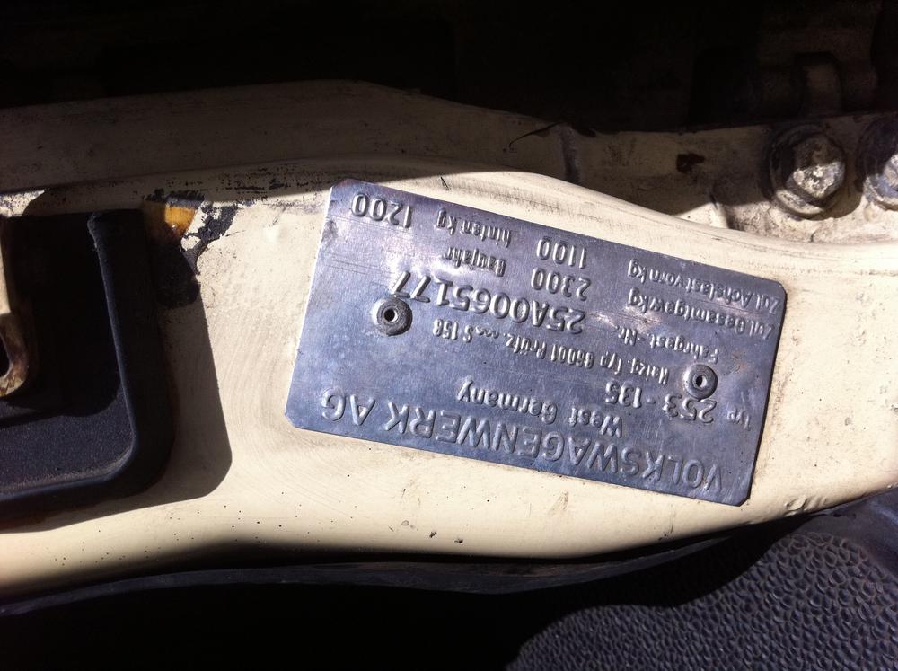 VIN Plate | Friends of the Professional Car Society - Official Website ...